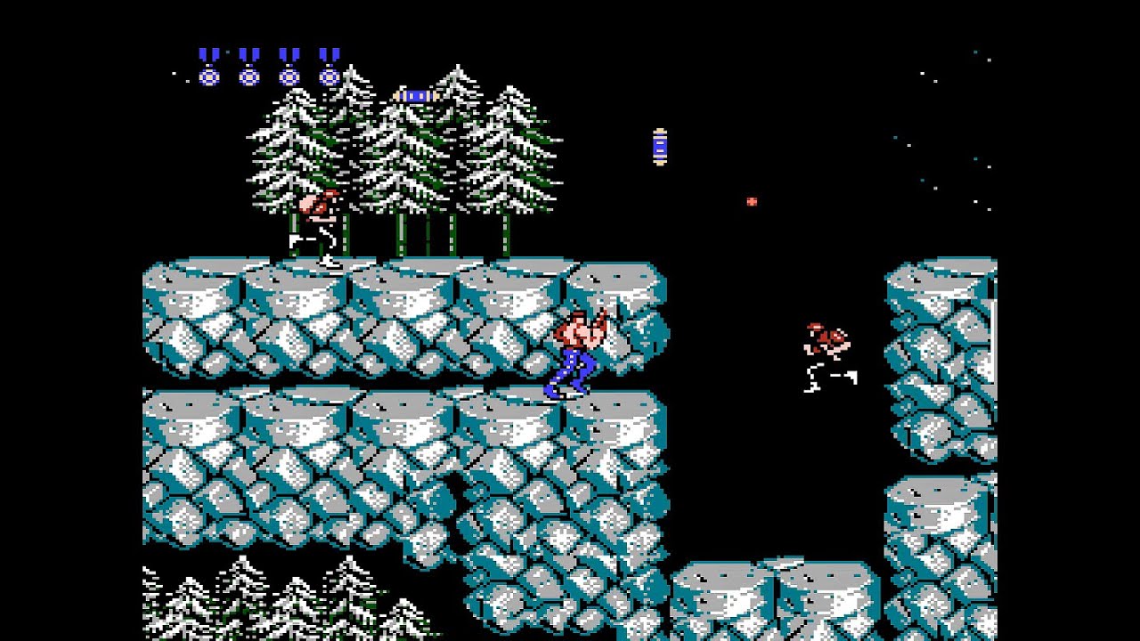Contra (NES) Stage 5 | SnowField - YouTube