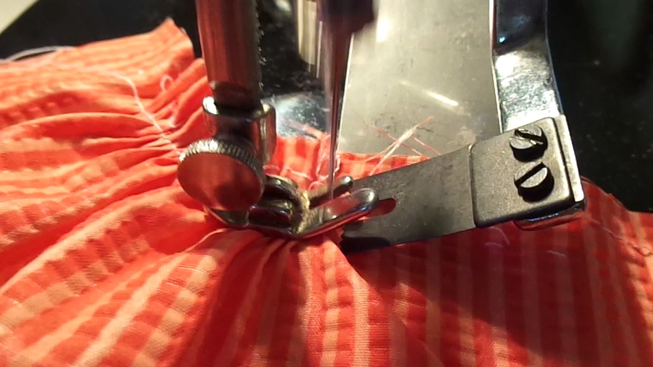 johnson ruffler machine - YouTube