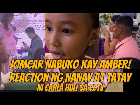 JOMCAR NABUKO SA BULONG NI AMBER SA BIRTHDAY NG KANYANG ATE CARLA NANAY NAPAINOM NG TUBIG SA ...