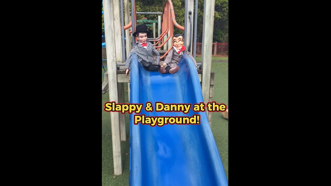 Slappy goes to the PLAYGROUND with Danny! ASMR! Slappy & Danny living ...