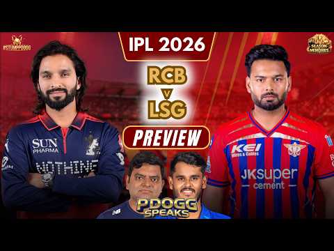 THE CHINNASWAMY RUN-FEST! | RCB vs LSG Match Preview: Patidar vs Pant! | Pdoggspeaks