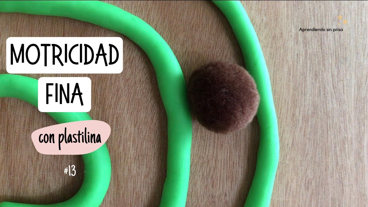 Desarrollo de motricidad fina con plastilina #13. Espiral. - YouTube