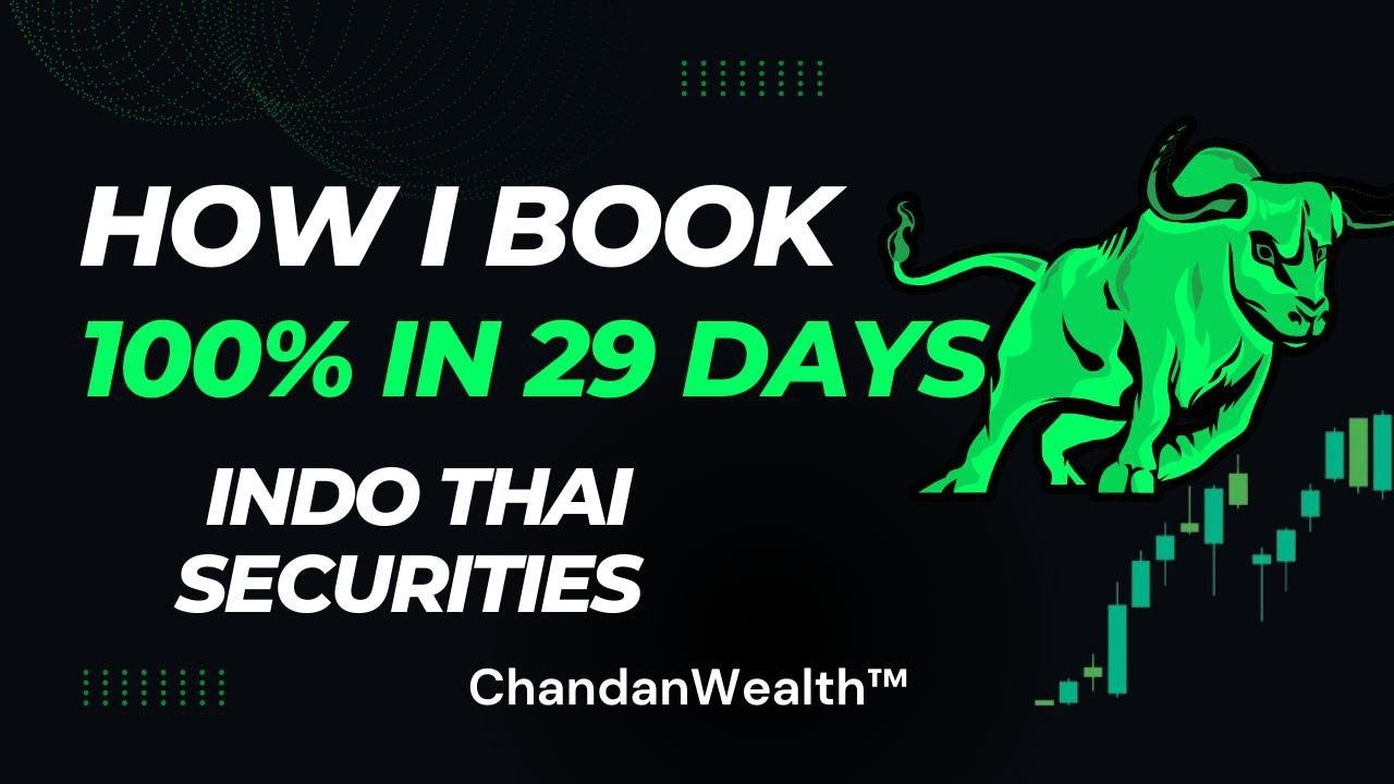 How I Book 100 Percent in Just 29 Days Stock Market Strategy# ...