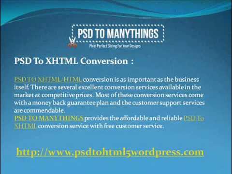 How-To-Convert-PSD-To-XHTML - YouTube