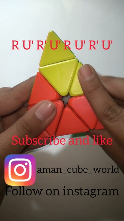 pointed tip pattern on piramix cube - YouTube