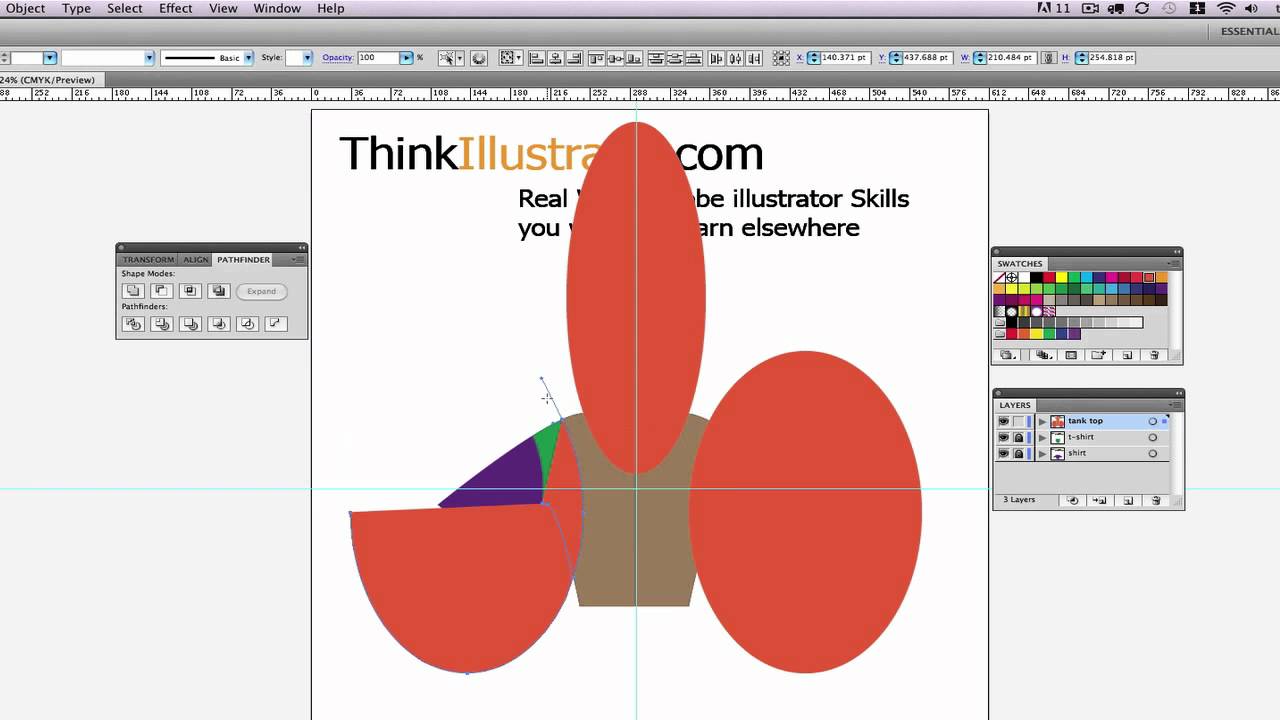 Adobe Illustrator CS5 Fashion flat creation techniques - YouTube
