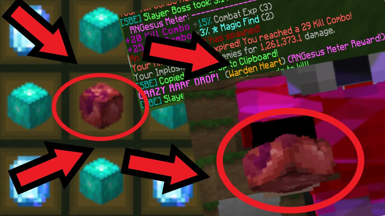 5th Warden Heart Drop (Hypixel Skyblock - YouTube