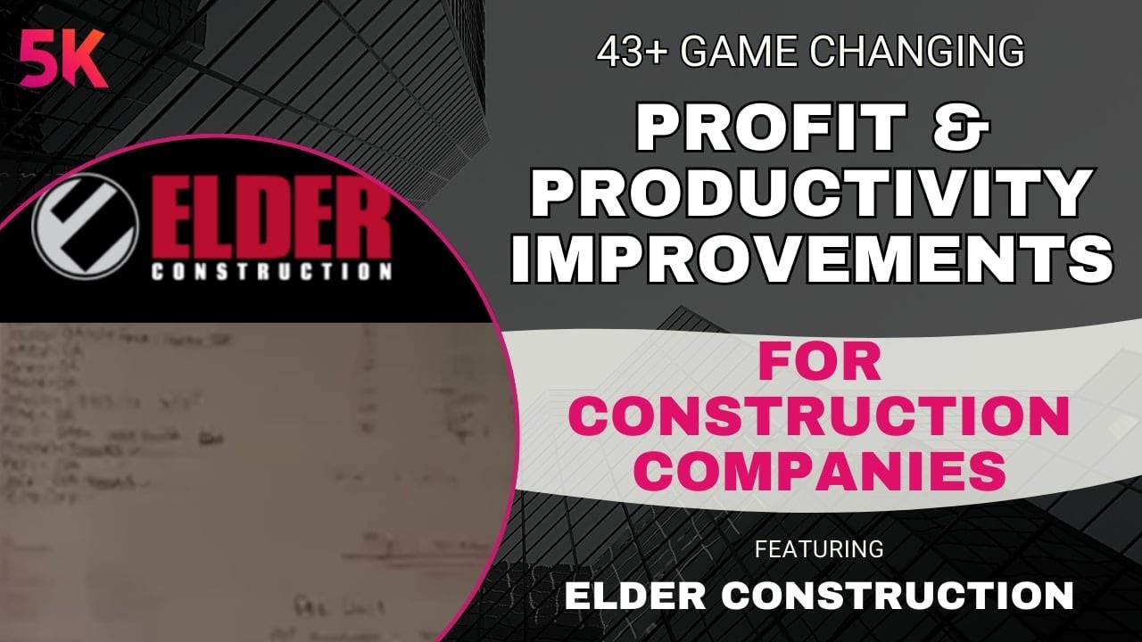AI Strategies to Boost Profit & Productivity for Construction Companies | Ft. Elder Construction ...