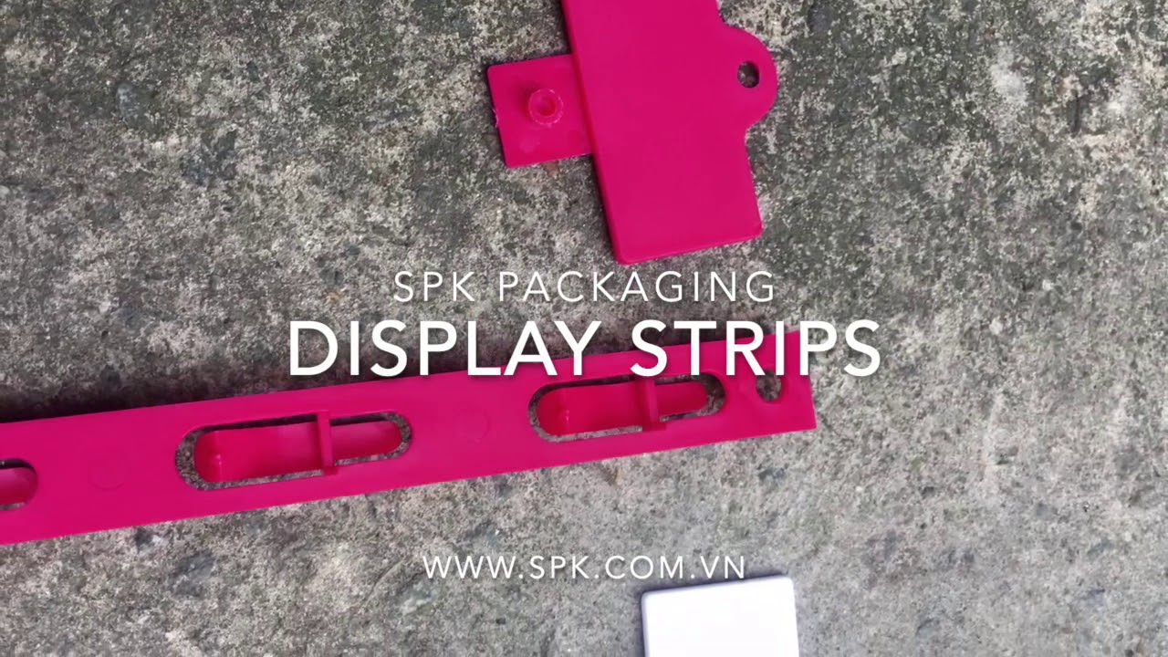 Hanger treo hàng - Merchandising display strips - SPK Packaging - YouTube