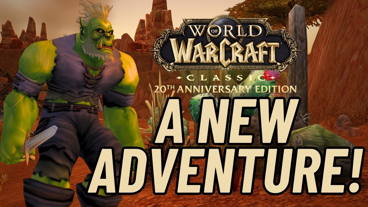 Wow Classic Fresh Start Orc Rogue The Journey Begins Youtube