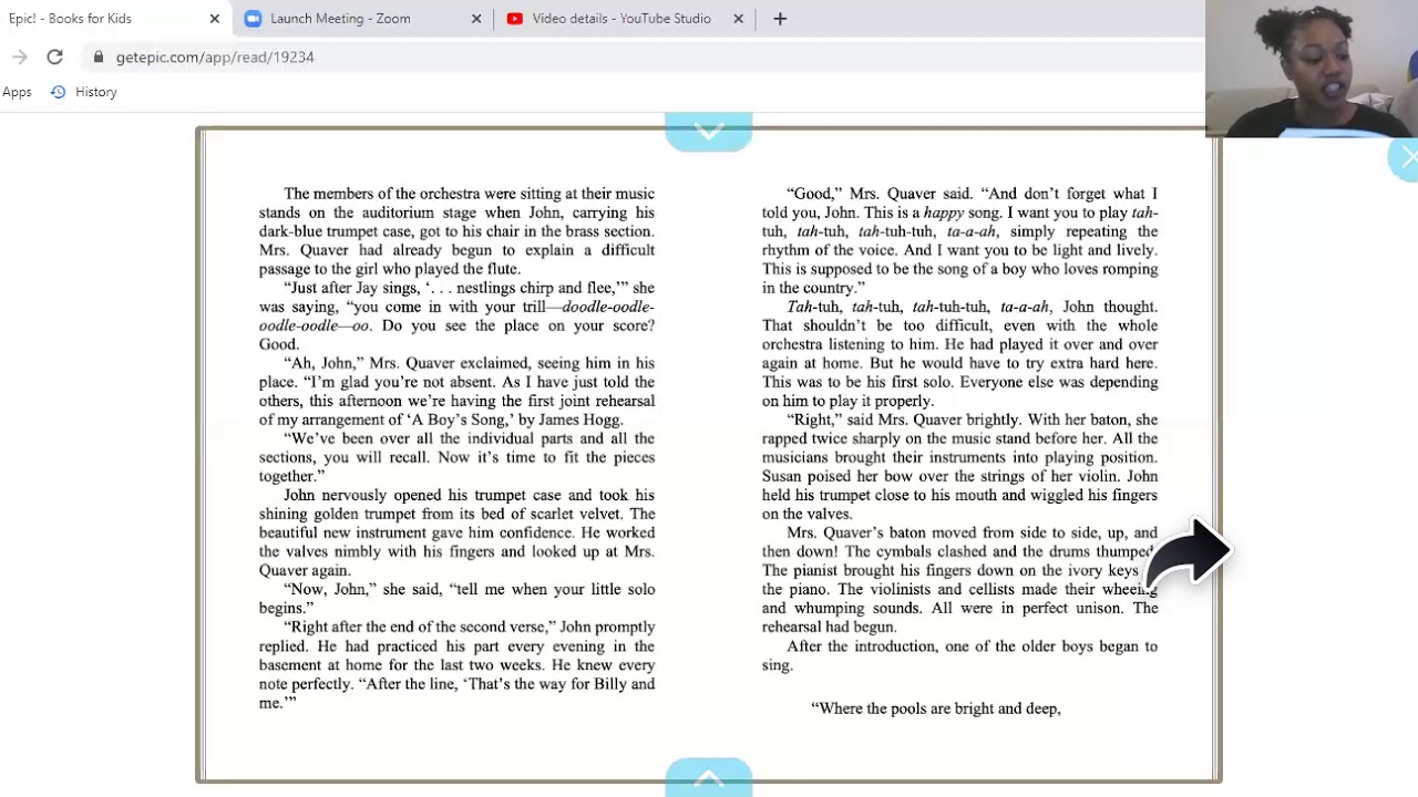 The Chocolate Touch Read Aloud- Chapter 8 - YouTube