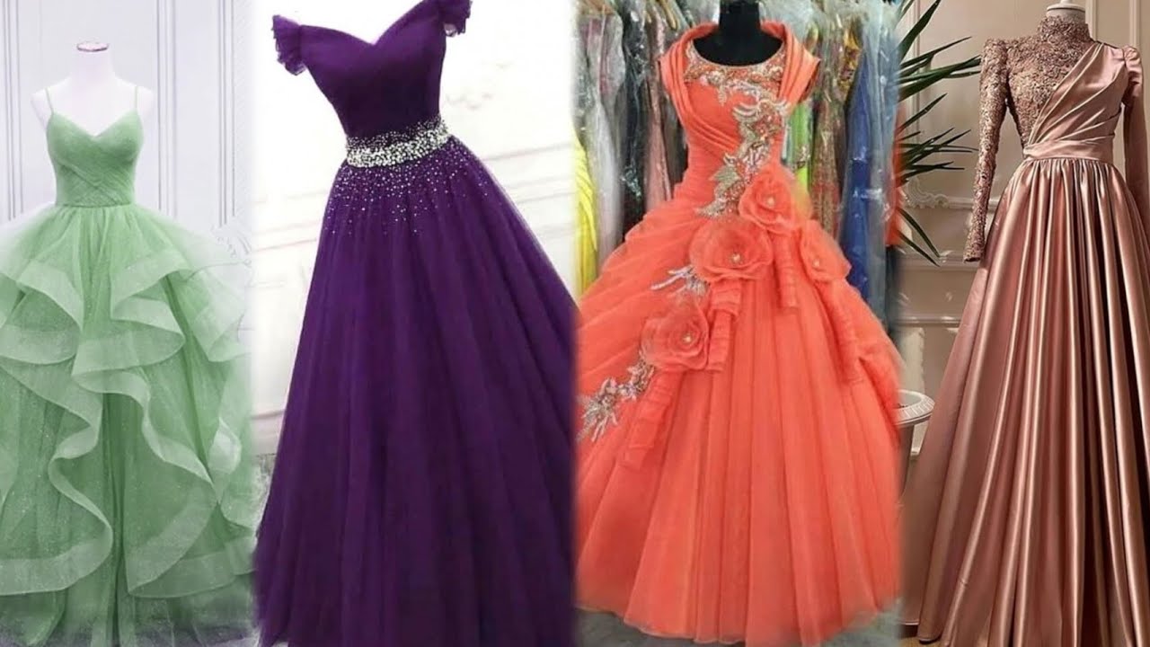 50+fancy long gowns designs 2025| Latest collection of long frock ...