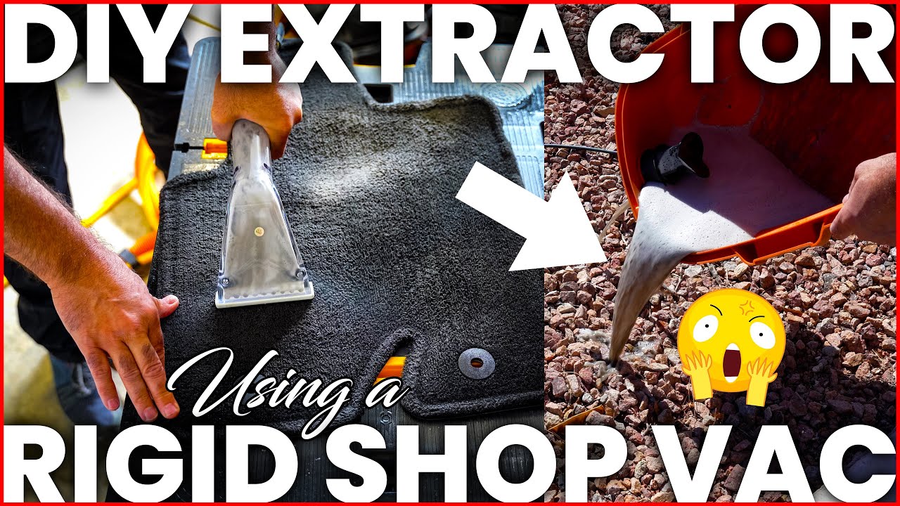 DIY Carpet Extractor using a Rigid Shop Vac - YouTube