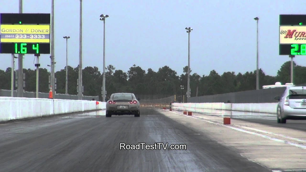 GTR vs Toyota Prius Drag Race Video - Two Worlds Collide - Road Test TV ...