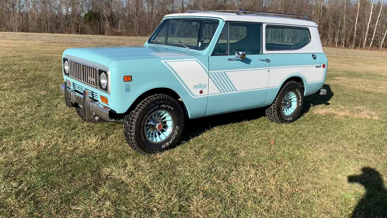 1974 Scout II Just Restored . Perkins 6.247. Diesel Engine IH Test Mule ...