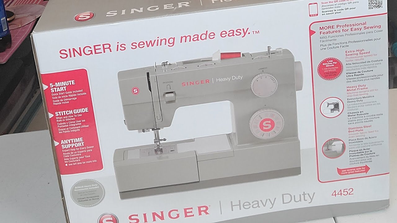 Singer Heavy Duty 4452 Unboxing | Late Night Q&A - YouTube