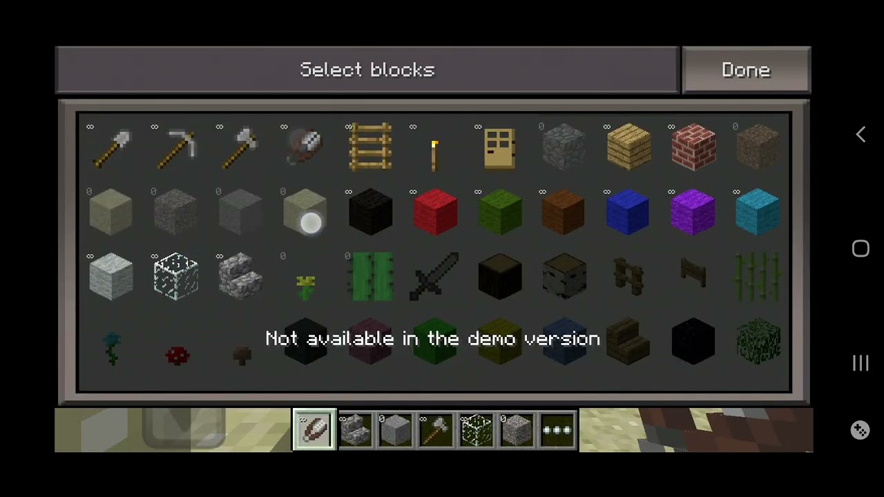 click all items WR [mcpe lite] - YouTube