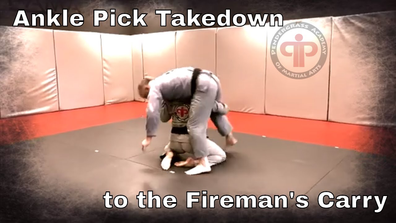 Learn how to do the Ankle Pick Takedown to the Fireman's Carry ...