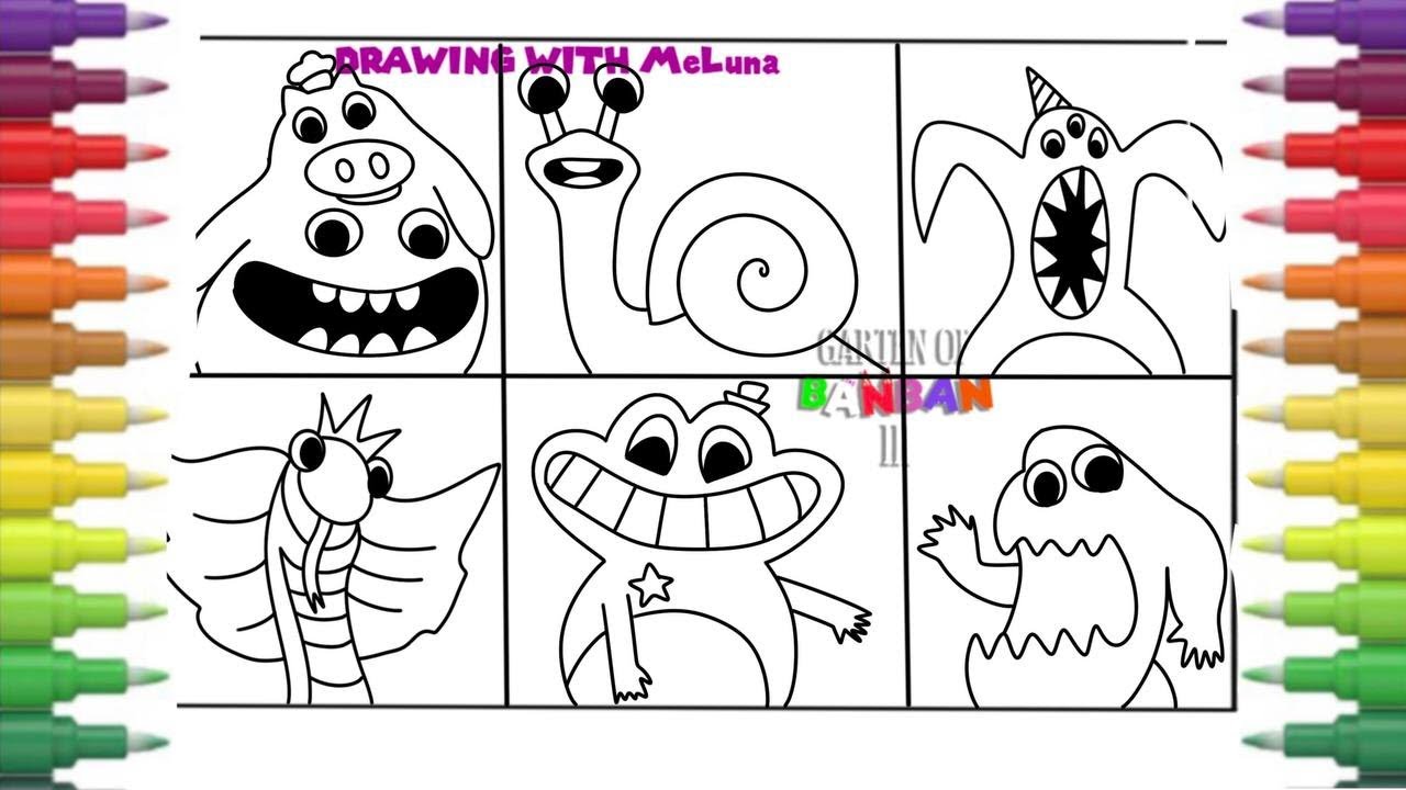 Garten of Banban 2 Coloring Pages Drawing tutorial art #gartenofbanban2 ...