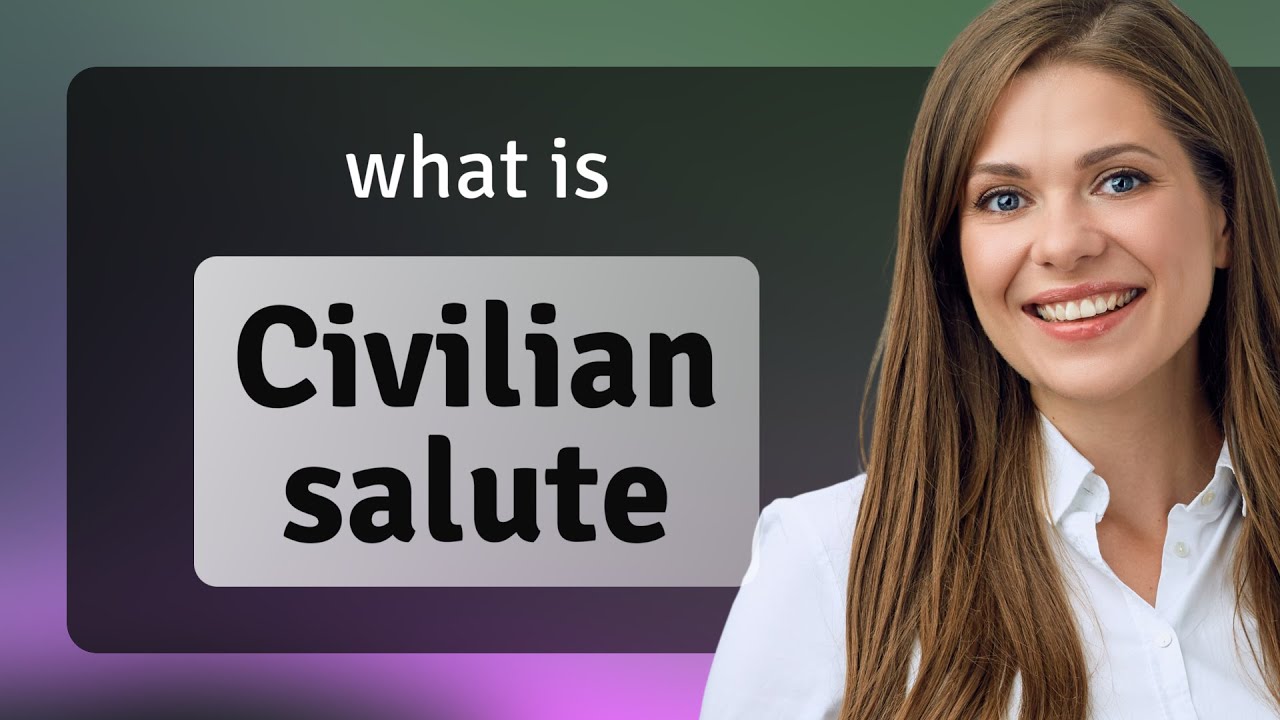 Understanding the "Civilian Salute" - A Simple Guide - YouTube