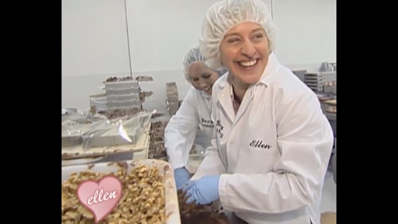 The Ellen DeGeneres Show: We Let Ellen in Our Candy Kitchen for the Day ...