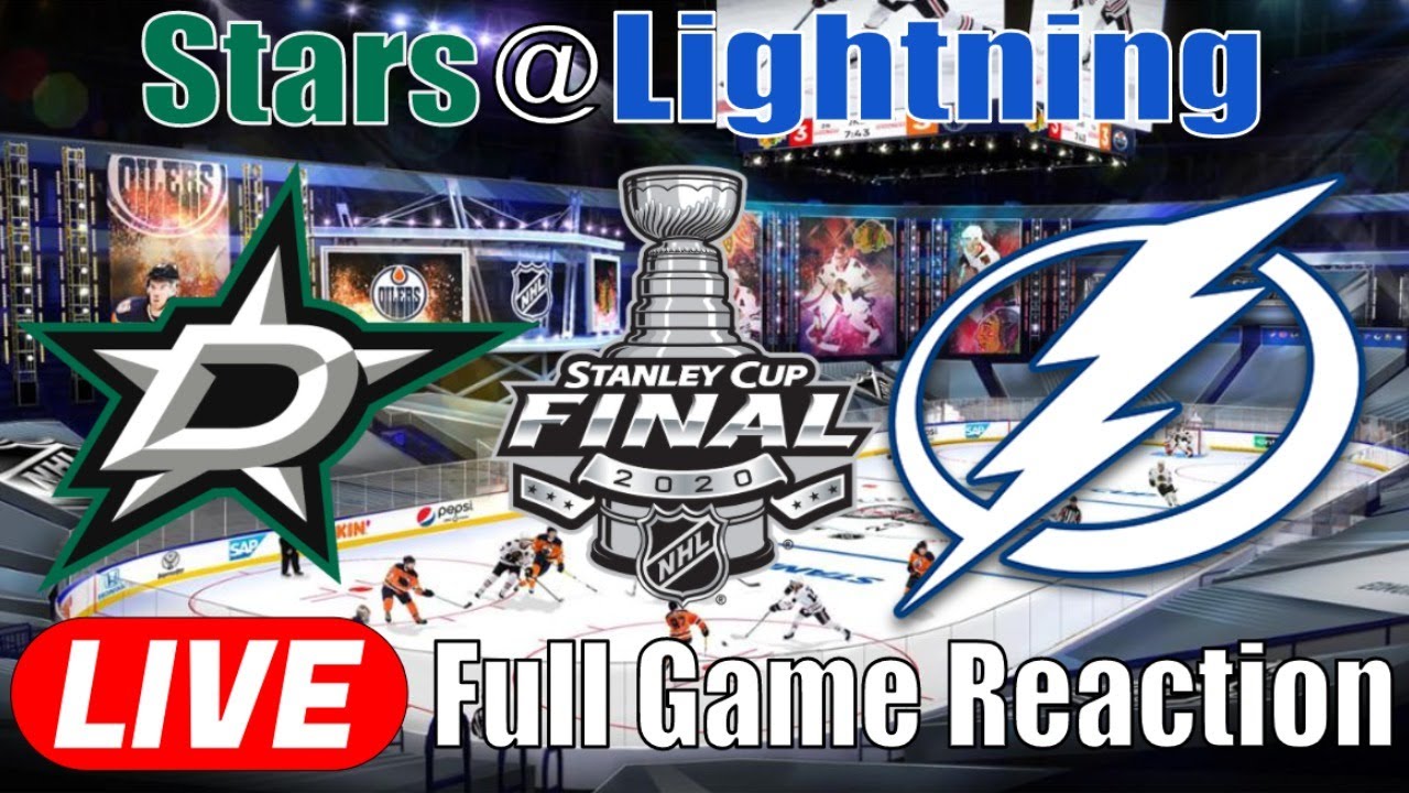 Stars vs Lightning - Stanley Cup Final Game 1 - Full Game Reaction ...