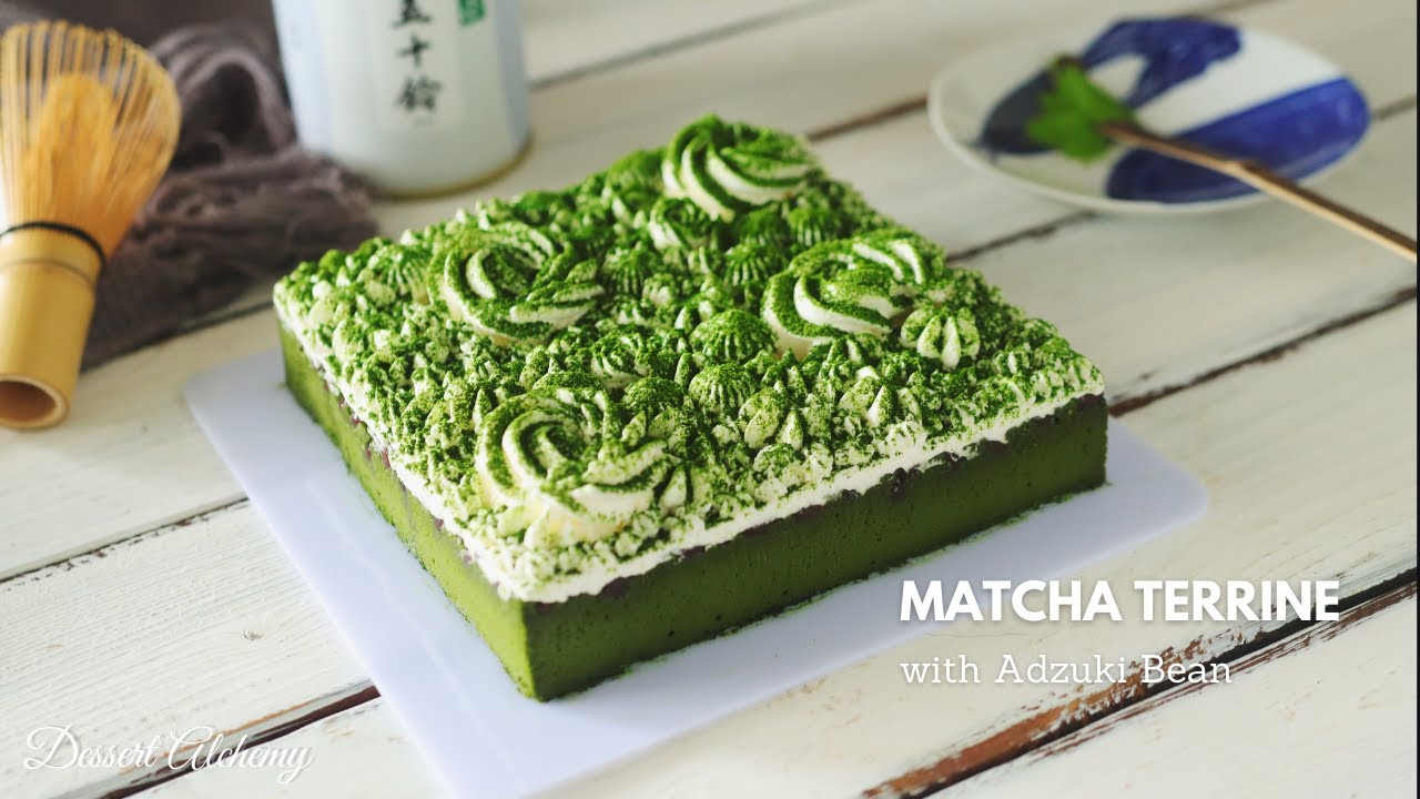 Matcha Terrine with Adzuki Bean | 抹茶巧克力蛋糕 | Dessert Alchemy - YouTube