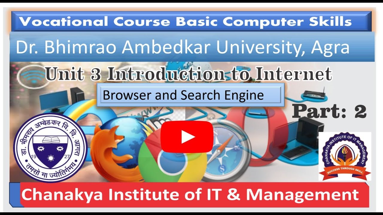 Basic Computer Skills | Vocational Course | Unit 3 Part 2 | Dr Bhimrao ...