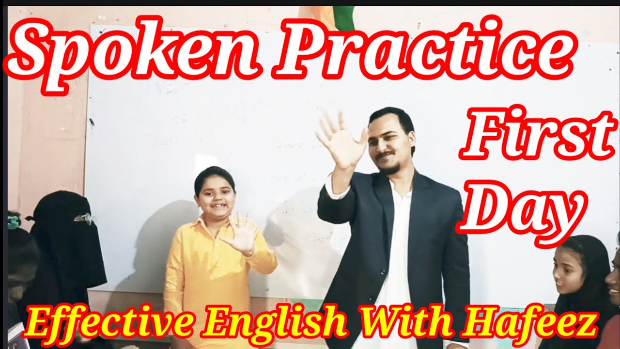 Spoken Practice First day#Spoken Practice #English Speech #Speaking art ...