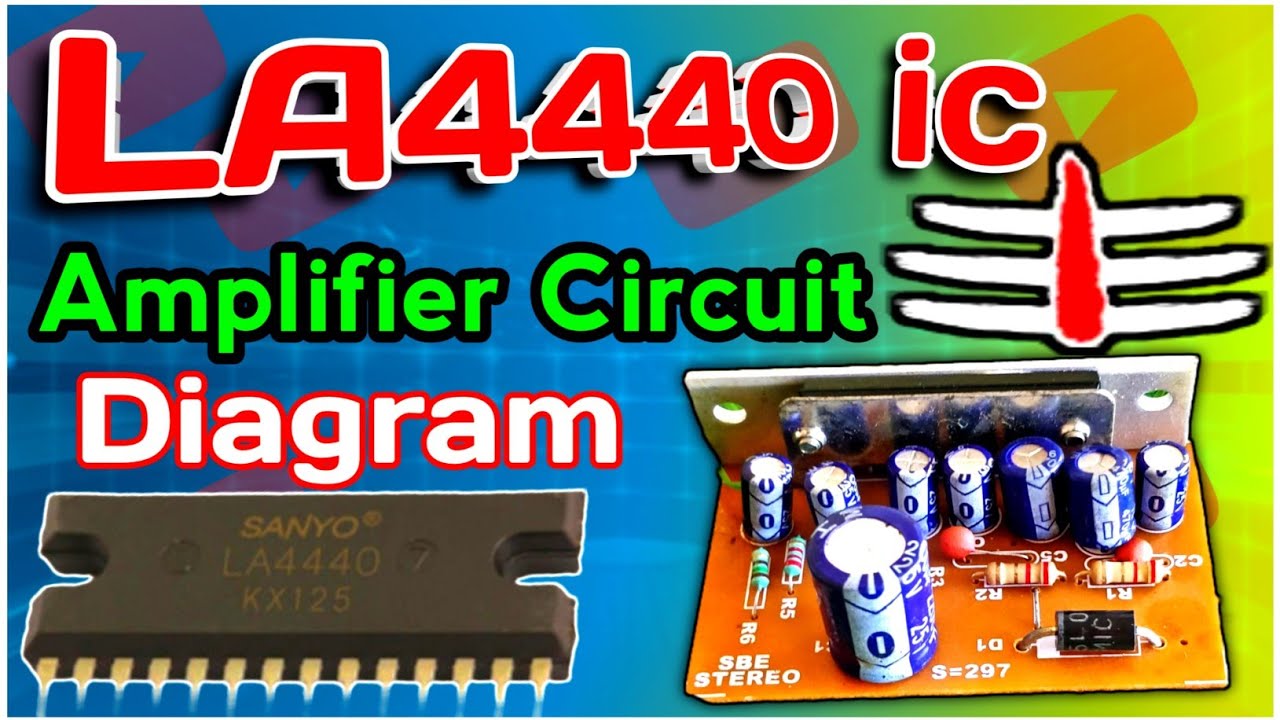 LA4440 ic Amplifier circuit diagram || Amplifier Circuit || #circuit # ...