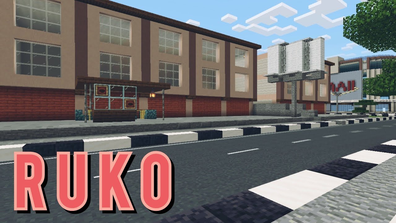 membuat ruko di minecraft - YouTube
