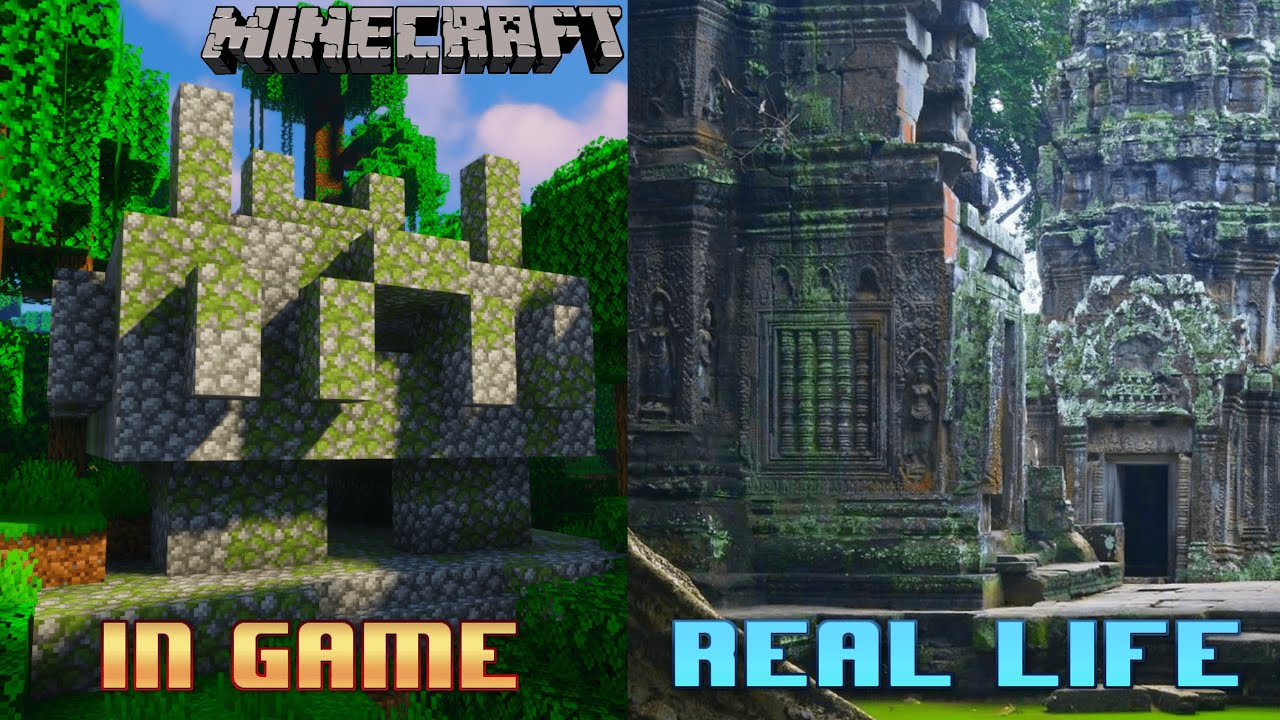 Minecraft REAL LIFE locations - YouTube