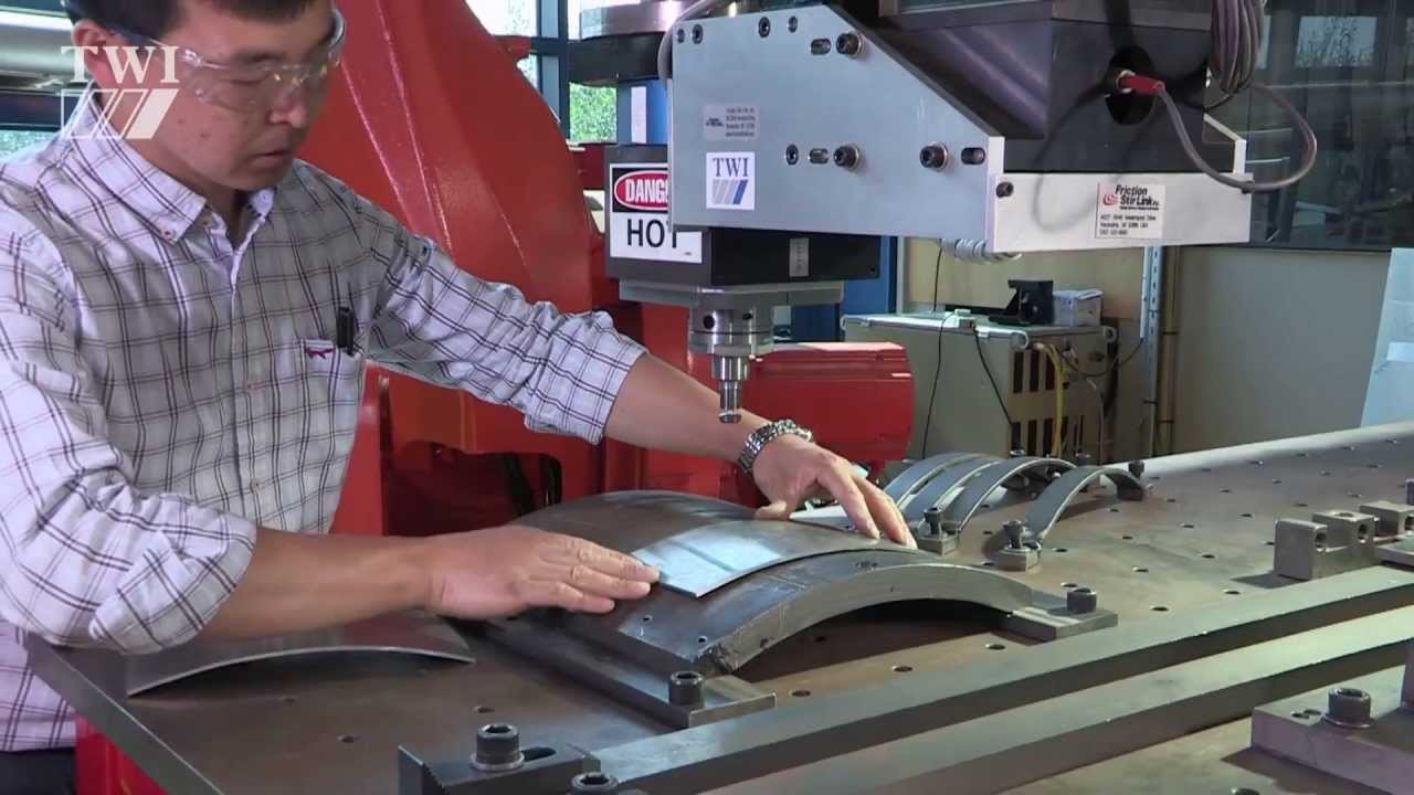 Robotic floating-bobbin friction stir welding - YouTube