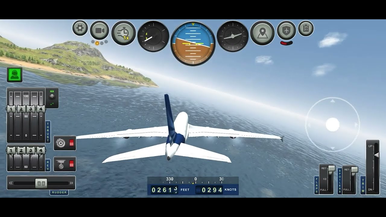 Jumbo Jet Flight Simulator Walkthrough Airbus A 380 Doesn't Land - YouTube