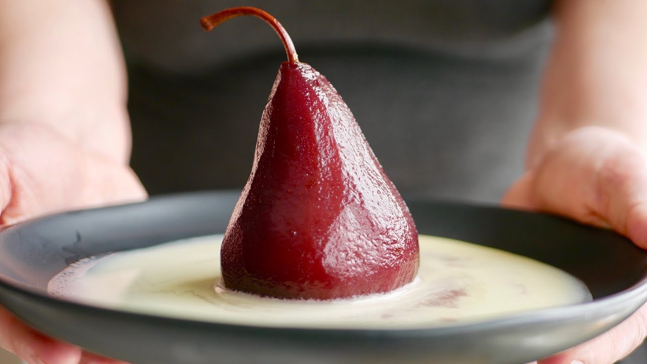How to Make Poached Pears - YouTube
