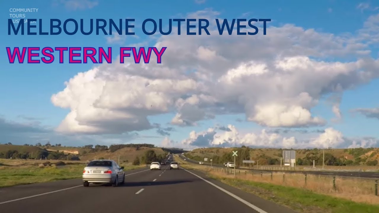 Western Fwy Outer West Melbourne Bacchus Marsh Victoria Drive Australia ...
