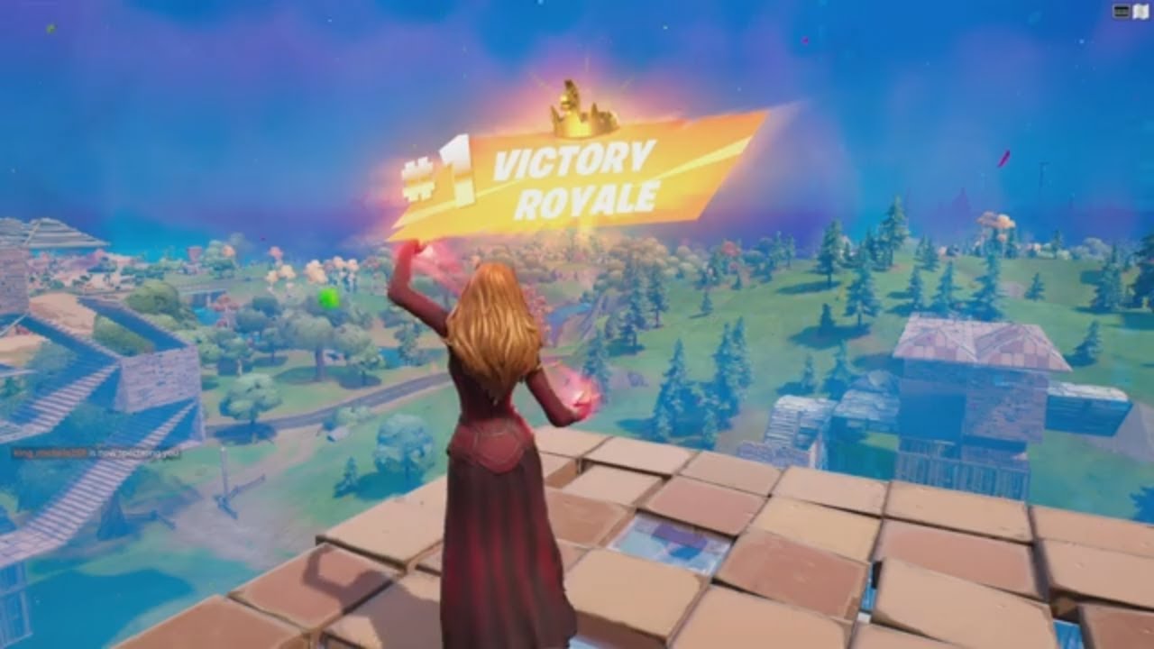 SCARLET WITCH SKIN IN FORTNITE!! (Wanda Maximoff) - Solo Full Gameplay ...