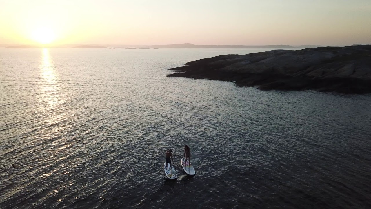SUP Swedish west coast 2019. - YouTube