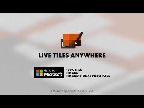 Live Tiles Anywhere - Customizable and widgetizable Live Tiles! - YouTube