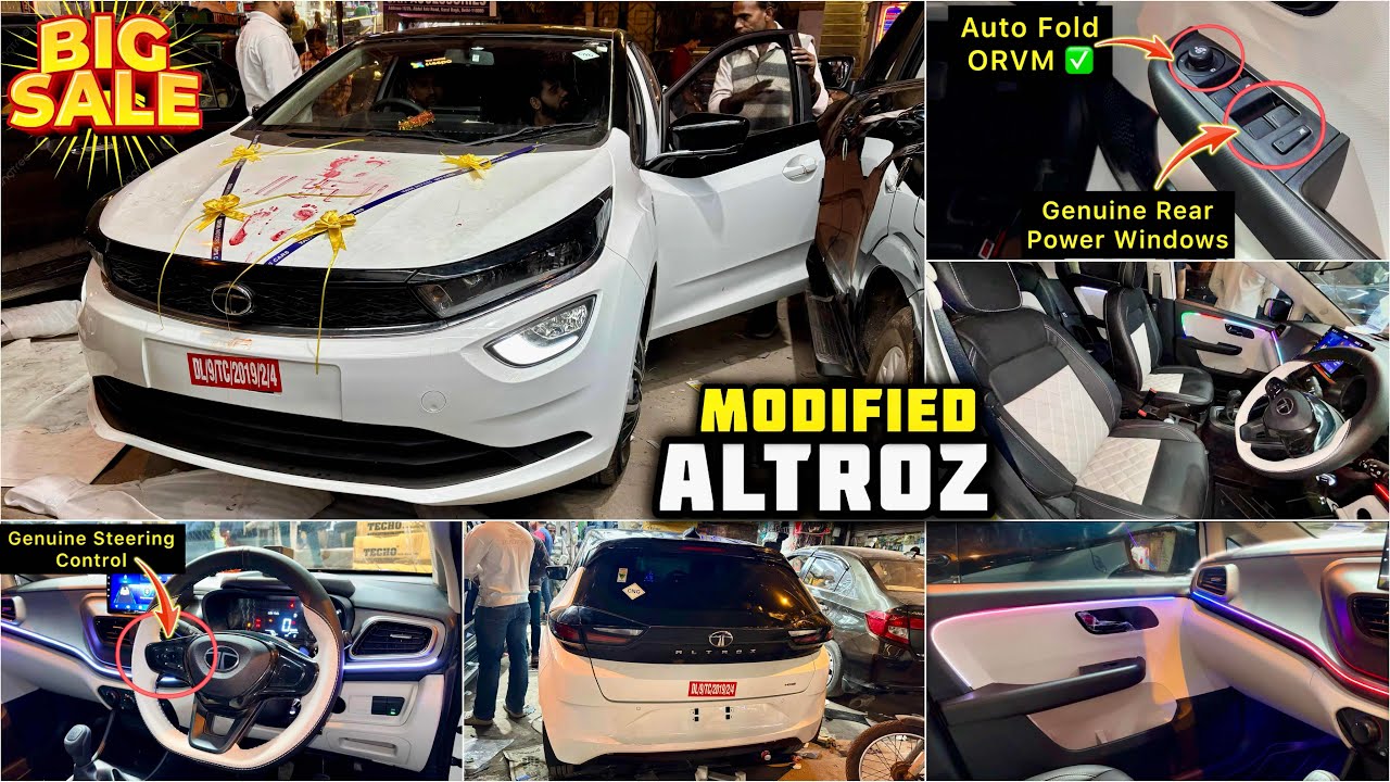 Tata Altroz XE CNG Model Modified Tata Altroz Base to Top Modification ...