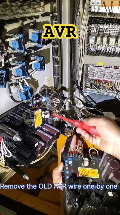 How to change AVR #Generator #AVR#Voltage adjust#droop adjust#shorts ...