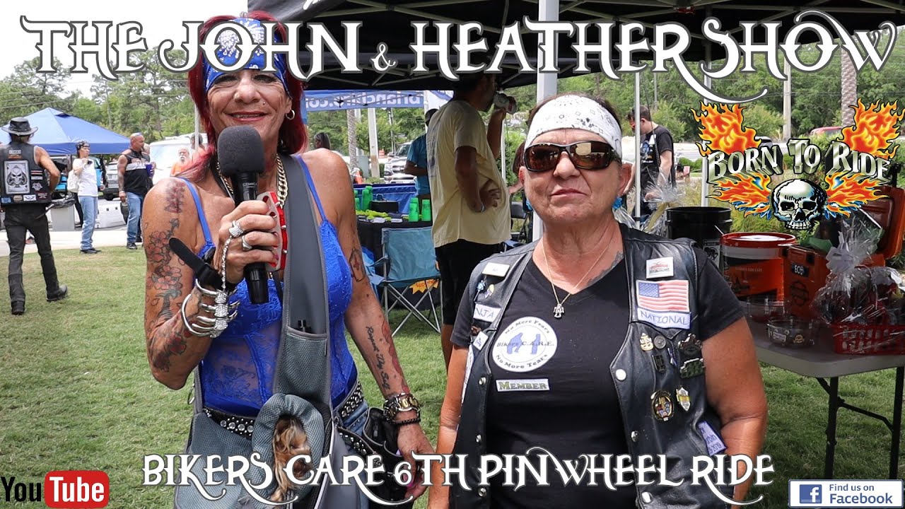 BIKERS CARE 6TH ANNUAL PINWHEEL RIDE - YouTube