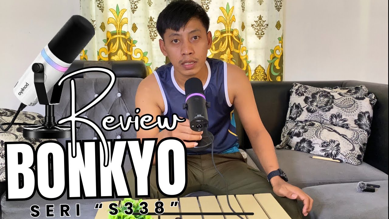 Review mic BONKYO S388 || Bonkyo USB + XLR dynamic microphone Bonkyo ...