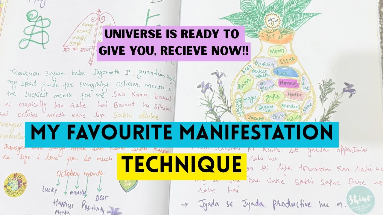 MY FAVOURITE MANIFESTATION TECHNIQUE || October Month Declaration # ...