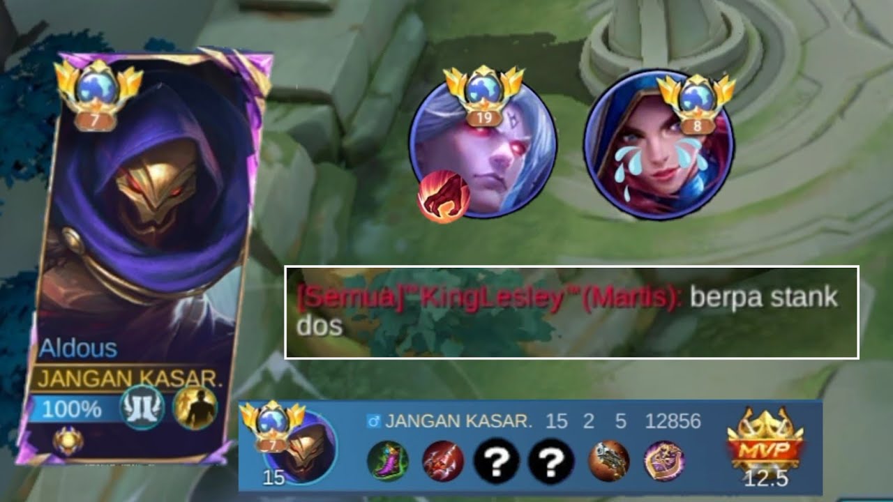 aldous best build 2024 gendong team fedder -mobilelegends - YouTube