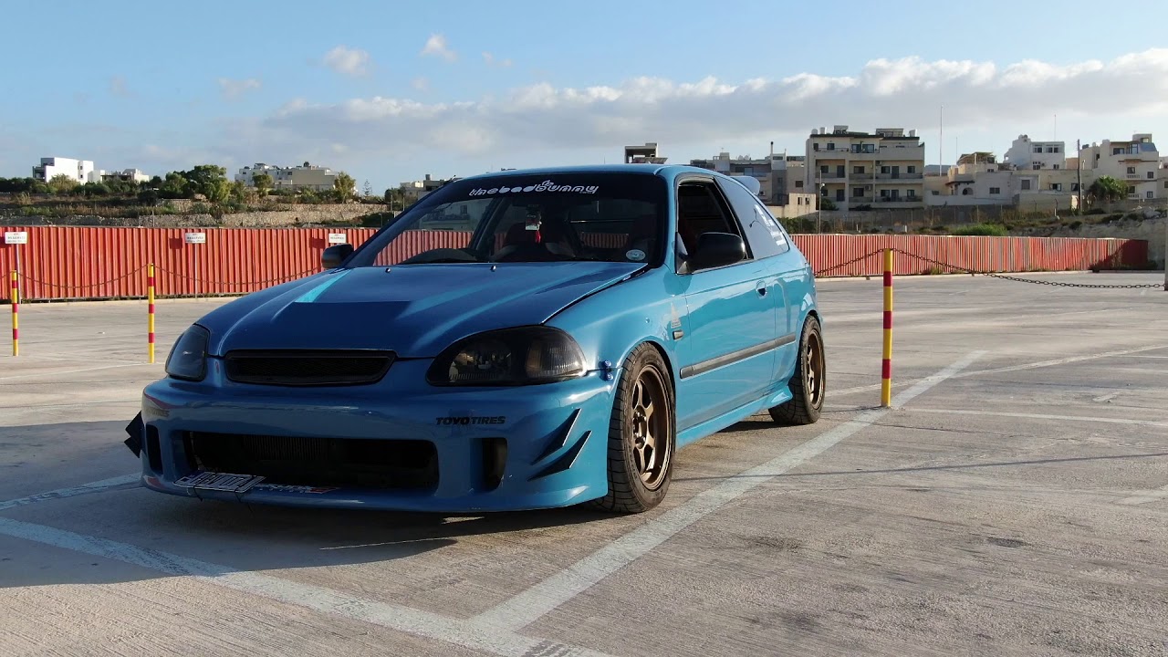 Civic ek track car project - YouTube