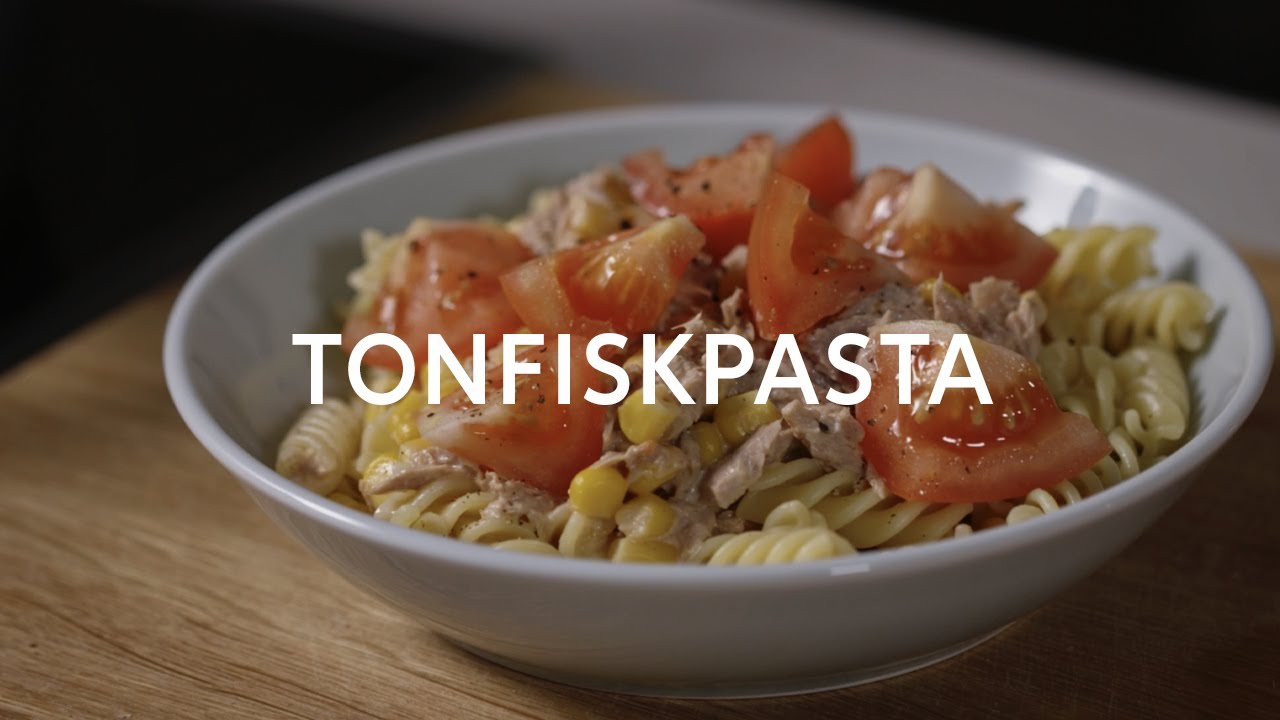 Krämig pasta med tonfisk och majs - YouTube