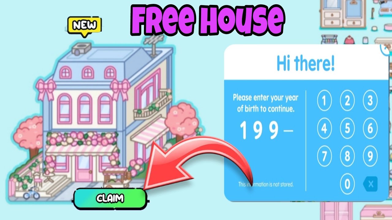 Free Furniture Pack Of Sugar Pink Parlor | Toca Boca Free Code! New ...