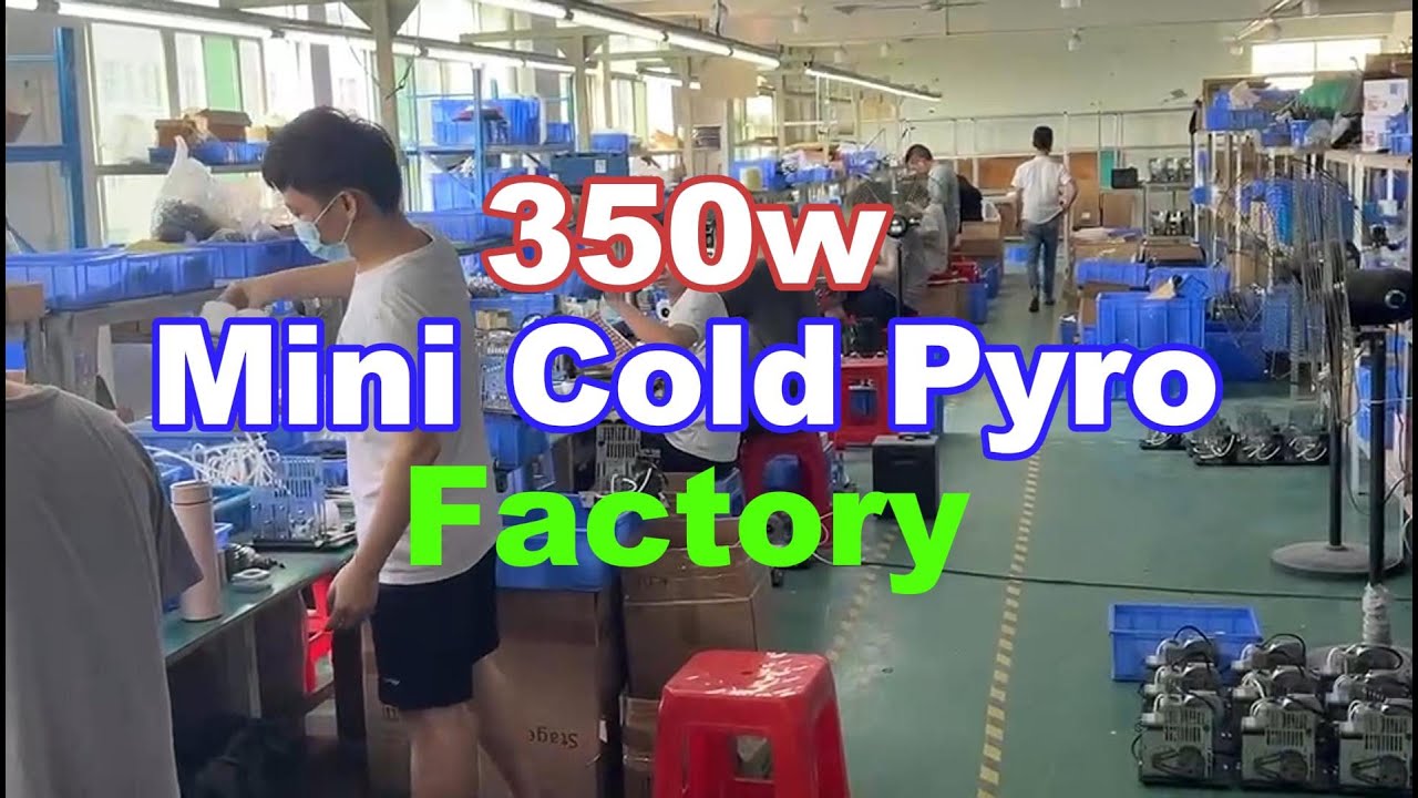 350w mini cold pyro factory,cheaper price,customized,CE/UL approved,1 year warranty. - YouTube
