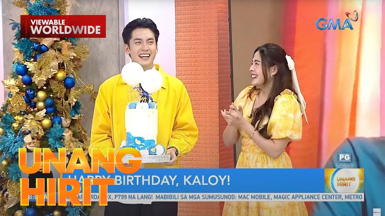 Happy Birthday, Morning Oppa Kaloy Tingcungco | Unang Hirit! - YouTube